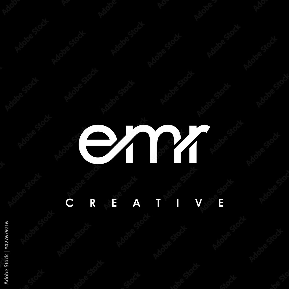 EMR Letter Initial Logo Design Template Vector Illustration Stock ...