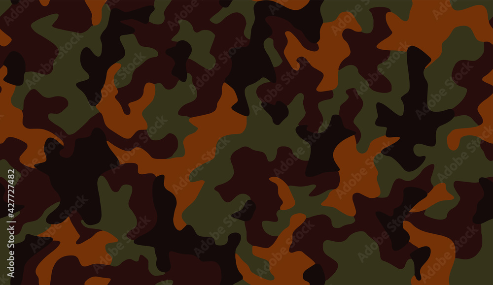 Full seamless abstract military camouflage skin pattern vector for ...
