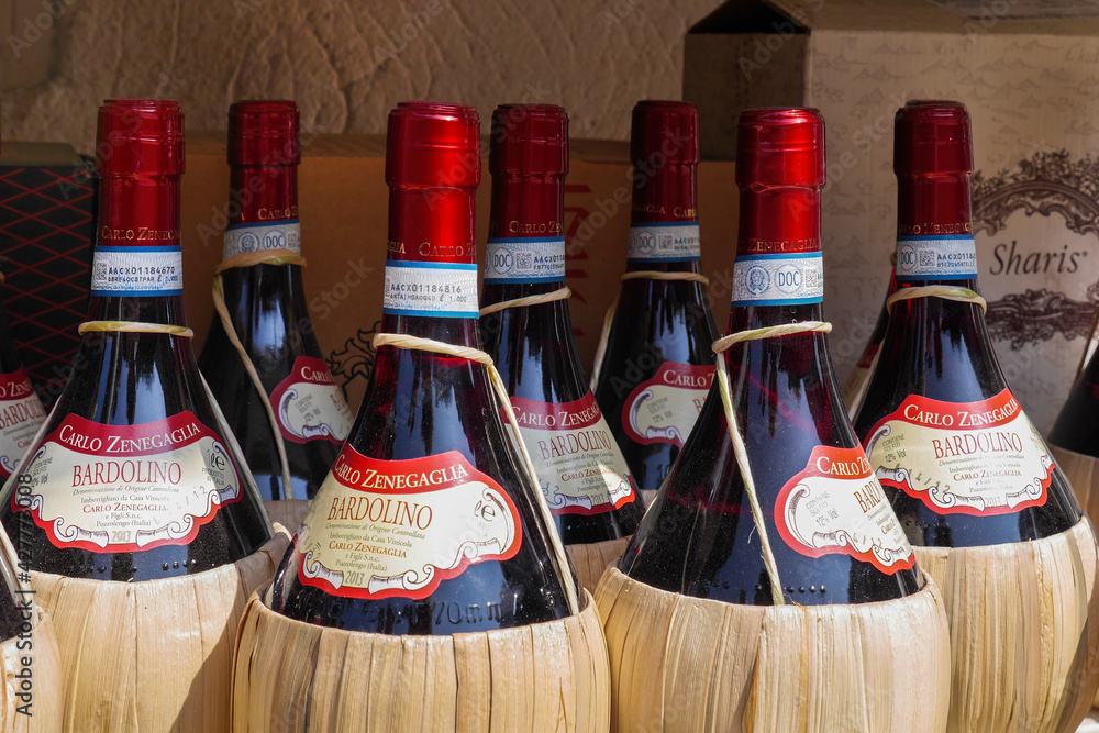 Bardolino is Italian red wines produced along the chain of morainic ...