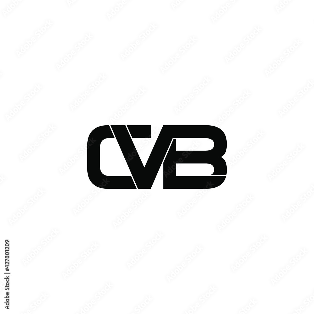 cvb letter original monogram logo design Stock Vector | Adobe Stock