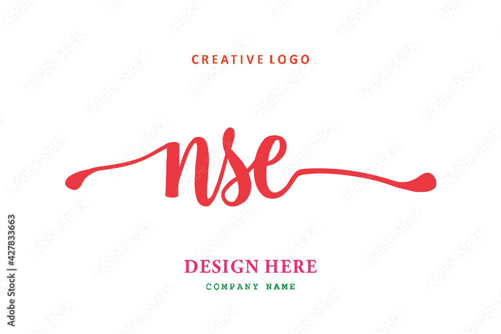 NSE lettering logo is simple, easy to understand and authoritative ...