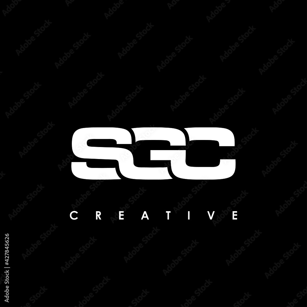 SGC Letter Initial Logo Design Template Vector Illustration Stock ...