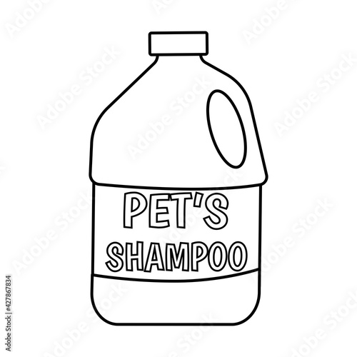 Cartoon Dog Shampoo Bottle