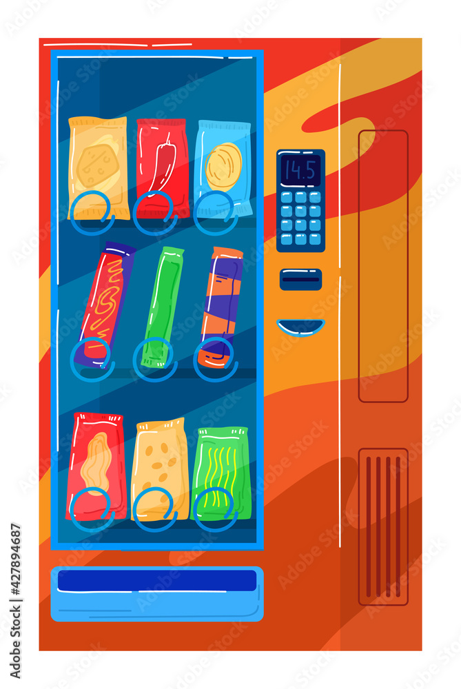 Food vending machine, automatic shopping technology, passive business ...