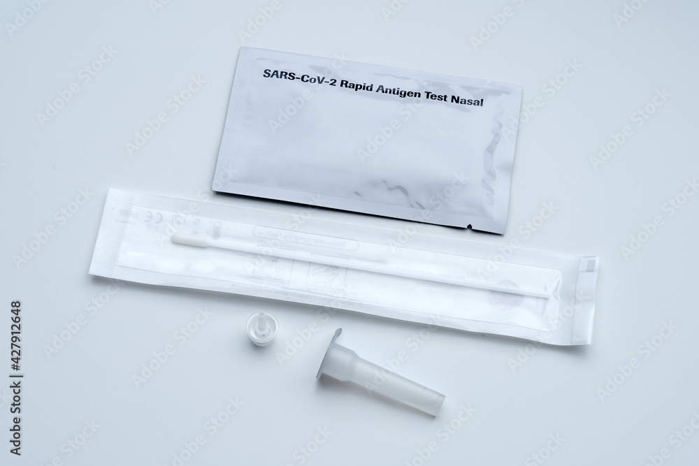 Sars Covid 19 Rapid Antigen Test for Home Use. New Stock Photo | Adobe ...
