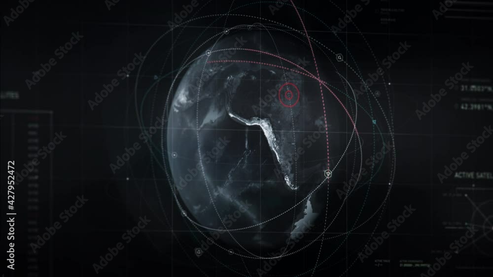 Loading of Computer User Interface. Searching active satellites. The US ...
