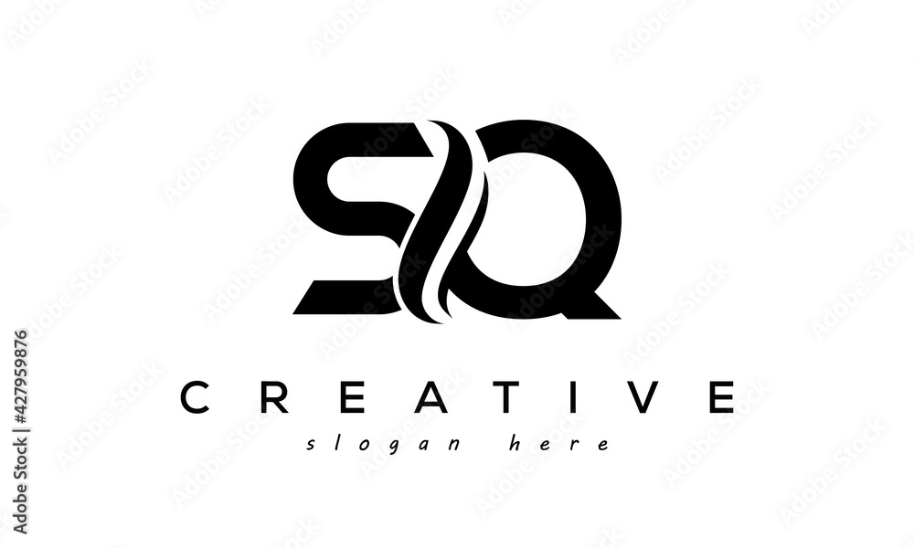 Letter SQ creative logo design vector Stock Vector | Adobe Stock