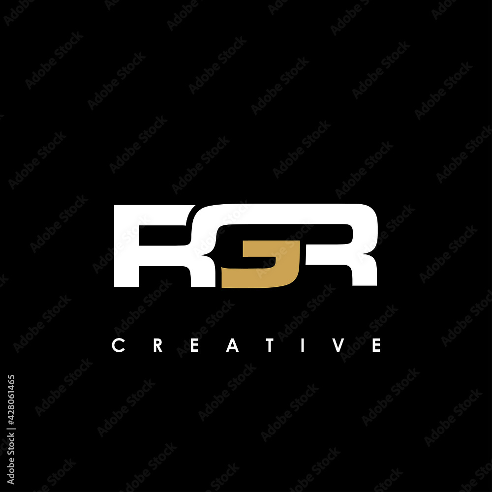 RGR Letter Initial Logo Design Template Vector Illustration Stock ...