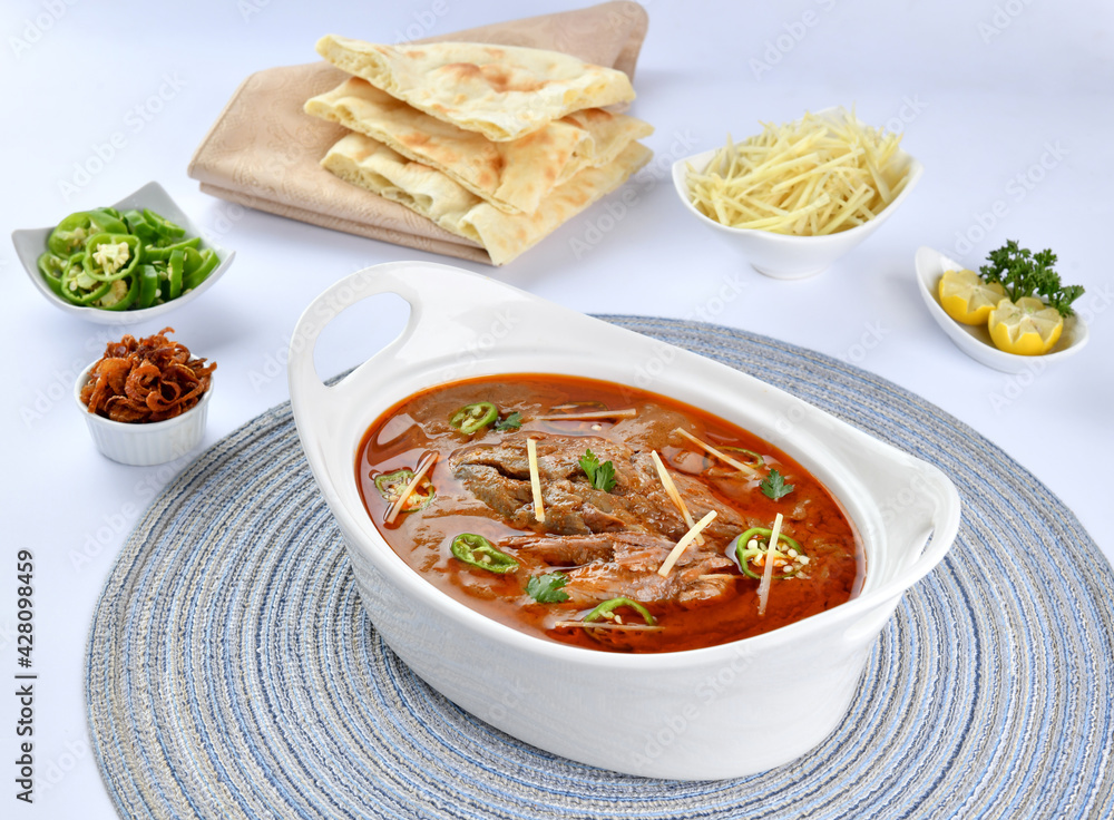 Nihari or Nehari, A Traditional & Special Food, prepared with cow or ...