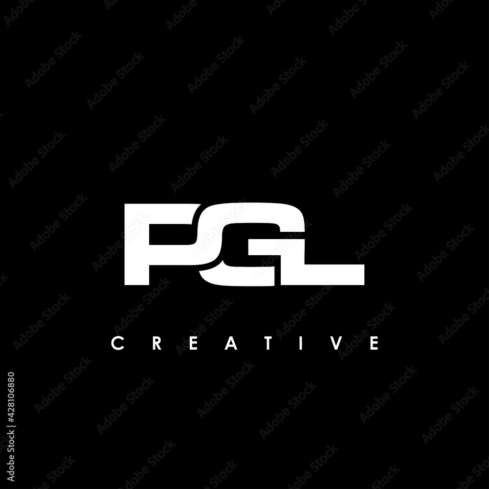 PGL Letter Initial Logo Design Template Vector Illustration Stock ...