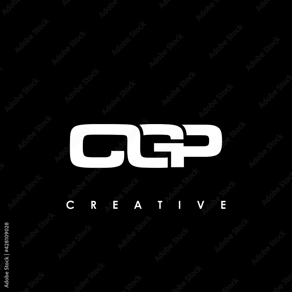 CGP Letter Initial Logo Design Template Vector Illustration Stock ...