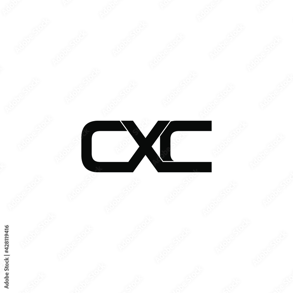 cxc letter original monogram logo design Stock Vector | Adobe Stock