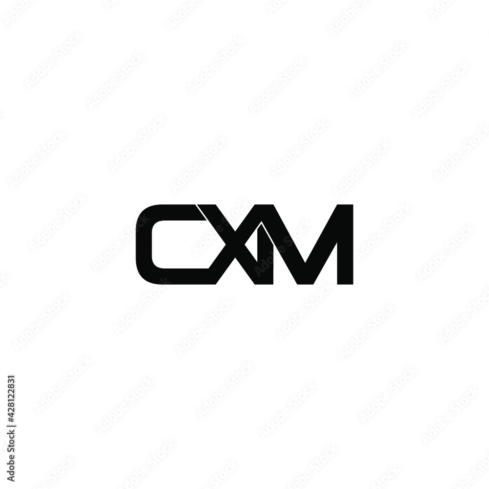 cxm letter original monogram logo design Stock Vector | Adobe Stock
