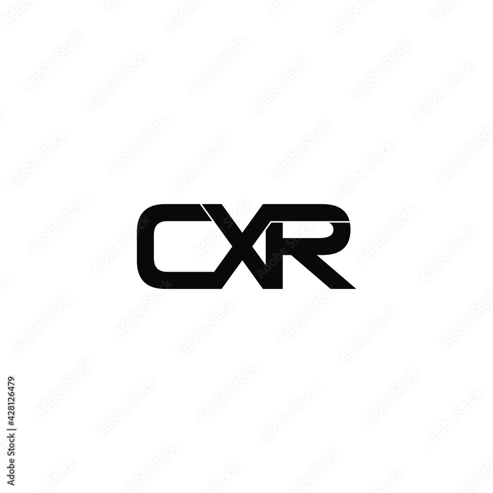cxr letter original monogram logo design Stock Vector | Adobe Stock