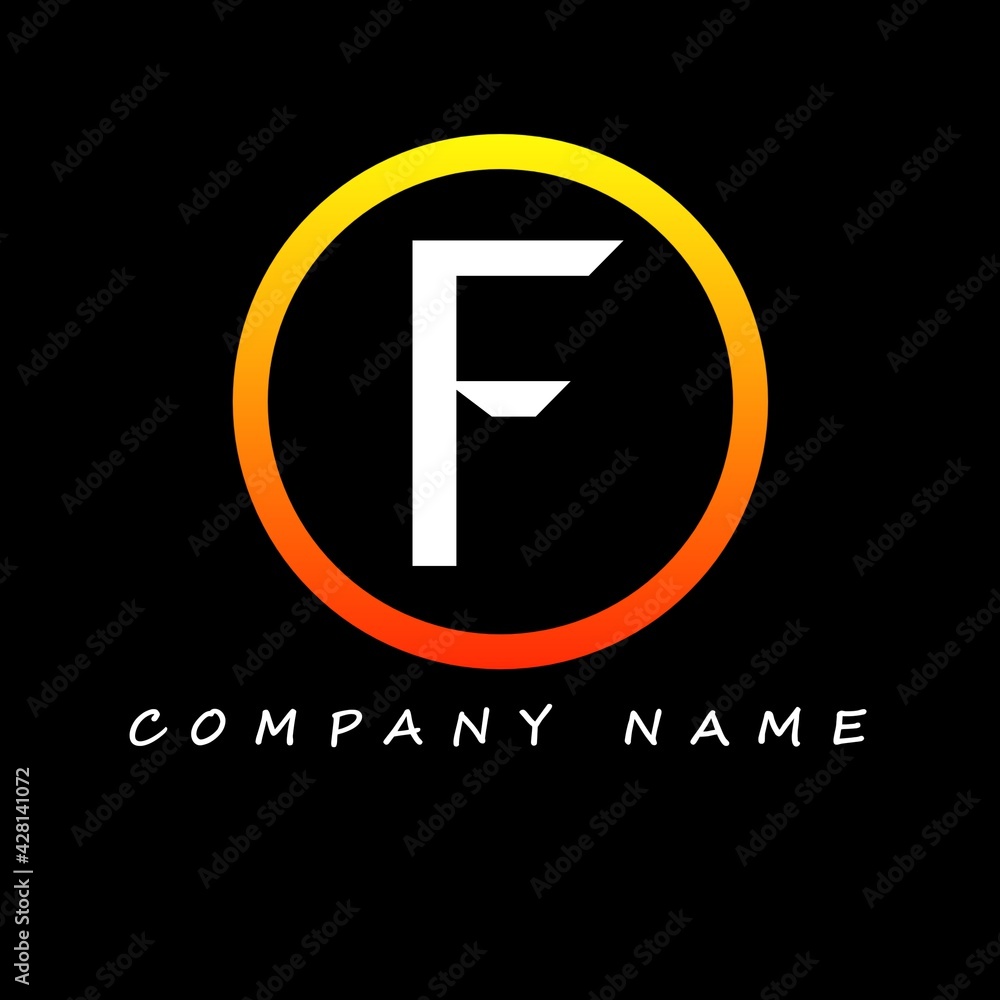 logo text icon. Social media logo icon. illustration. Stock ...