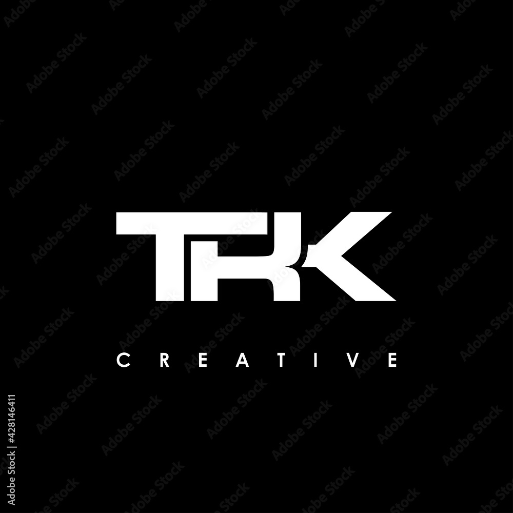 TRK Letter Initial Logo Design Template Vector Illustration Stock ...
