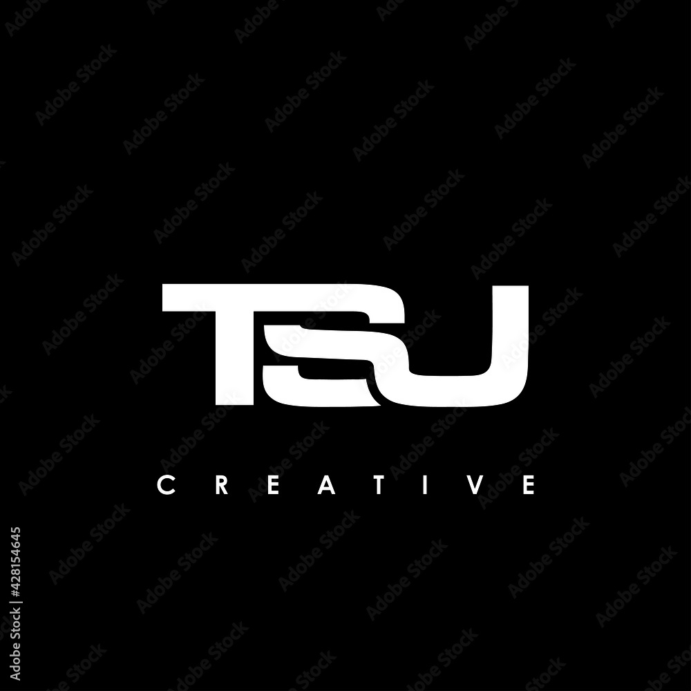 TSU Letter Initial Logo Design Template Vector Illustration Stock ...