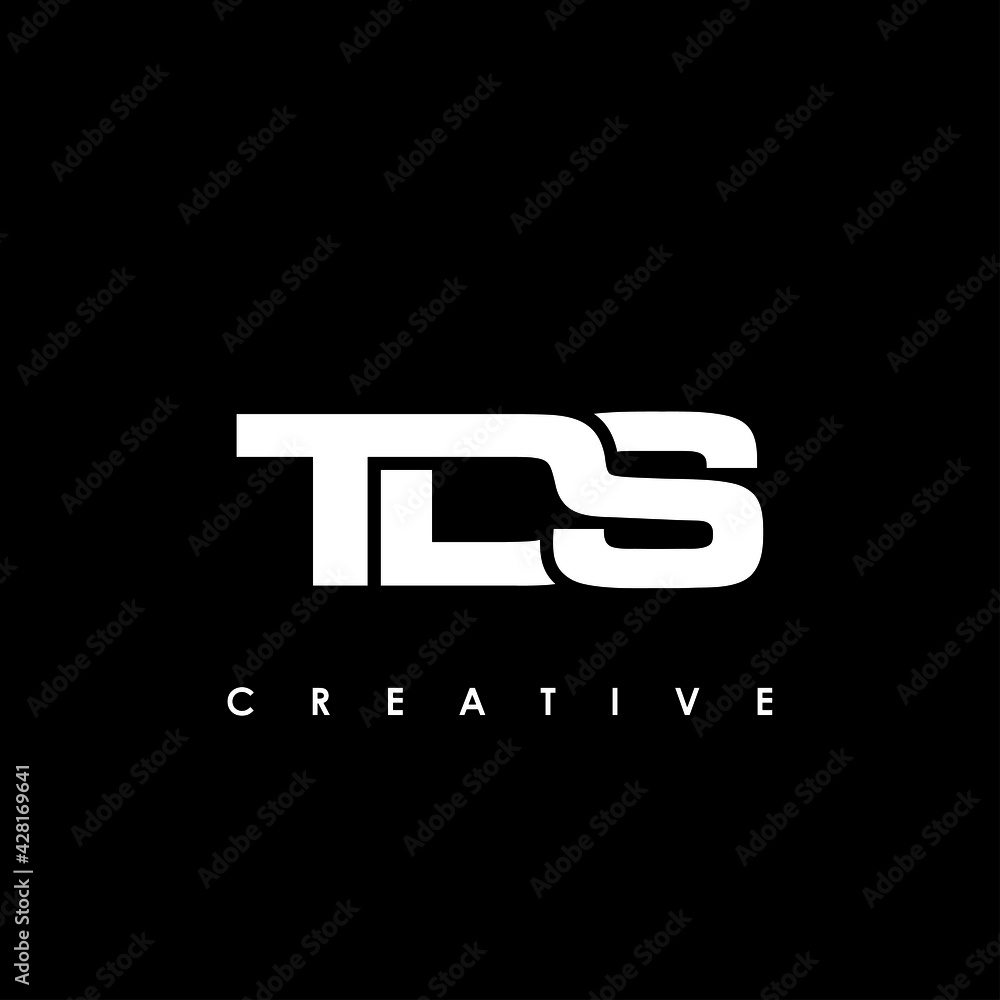 TDS Letter Initial Logo Design Template Vector Illustration Stock ...