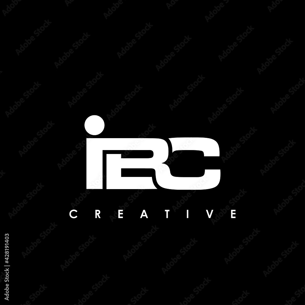 IBC Letter Initial Logo Design Template Vector Illustration Stock ...