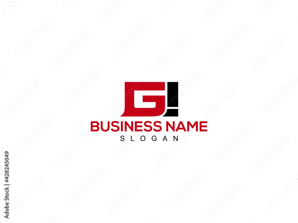 GI Letter Logo, gi logo icon vector for business Stock Vector | Adobe Stock