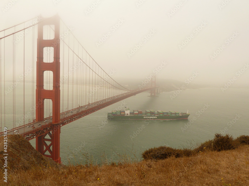 The Golden Gate Bridge is a suspension bridge spanning the Golden Gate ...
