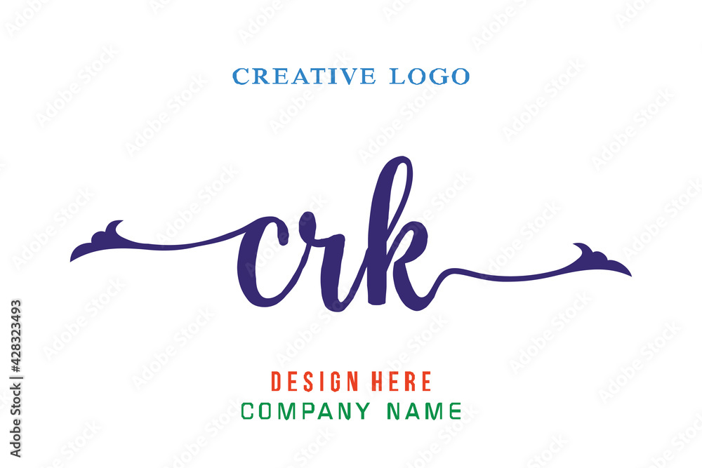 CRK lettering logo is simple, easy to understand and authoritative ...