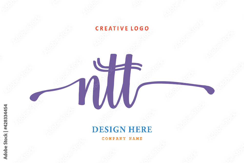 NTT lettering logo is simple, easy to understand and authoritative ...