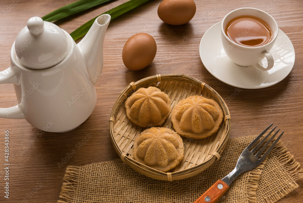 Kueh Bolu or Kuih Bahulu is the Asian traditional food popular in ...