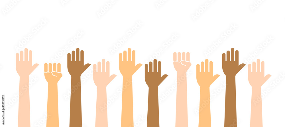 Anti Racism Hands