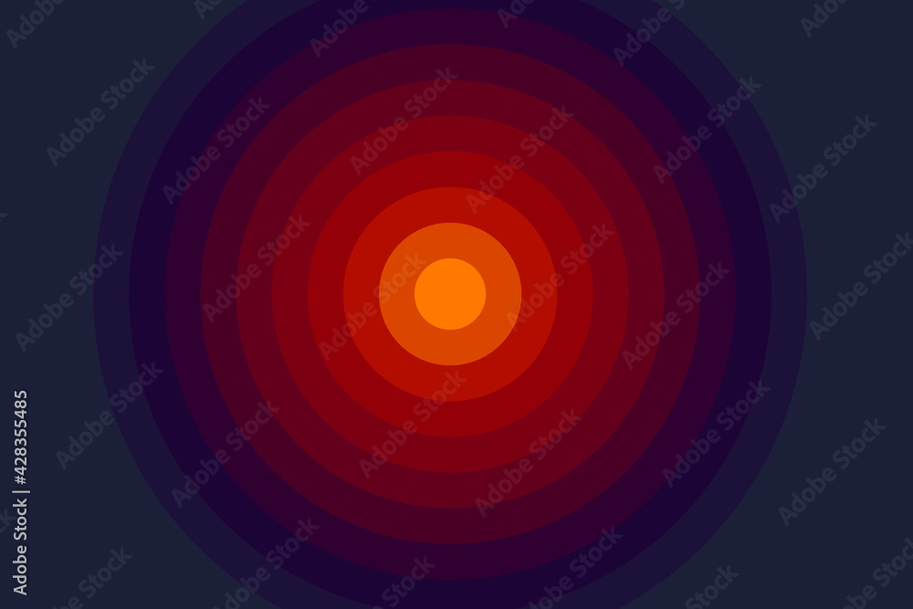 Colorful circular illustration for wallpapers, backgrounds or banners ...