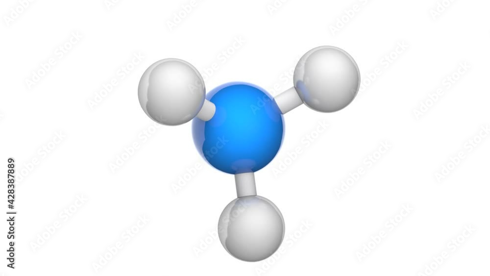 Ammonia (molecular formula: NH3 or H3N) is a colorless alkaline gas ...