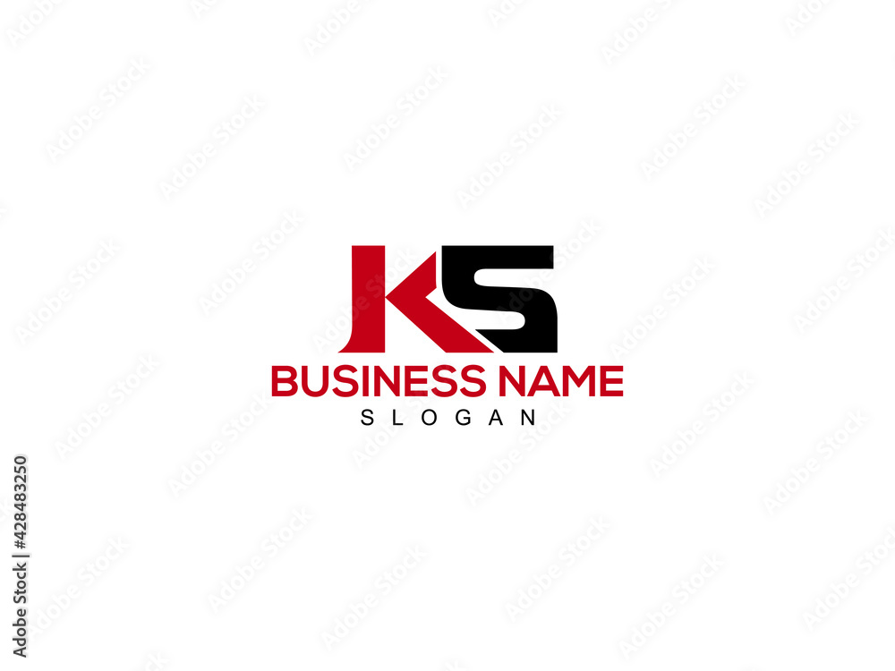 Letter KS Logo, ks logo icon vector for business Stock Vector | Adobe Stock