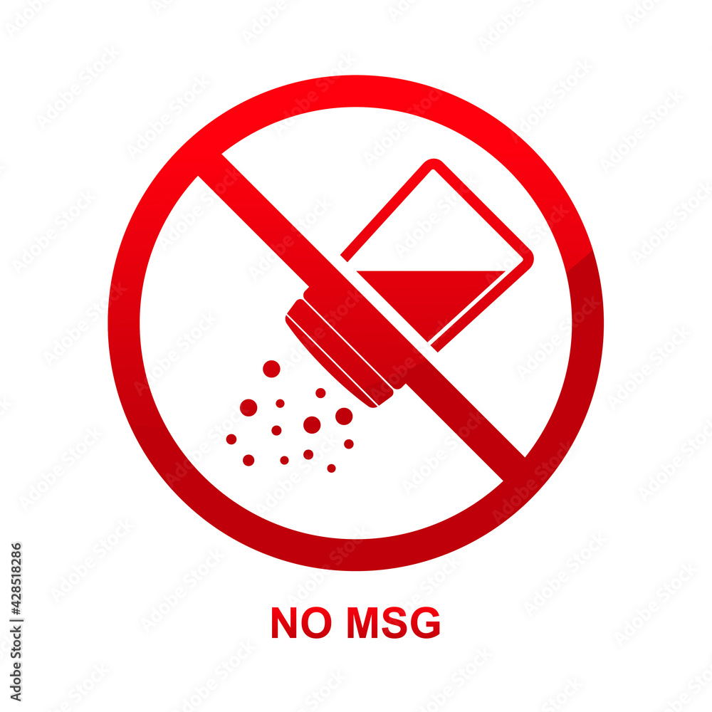 No msg sign isolated on white background vector illustration. Stock ...