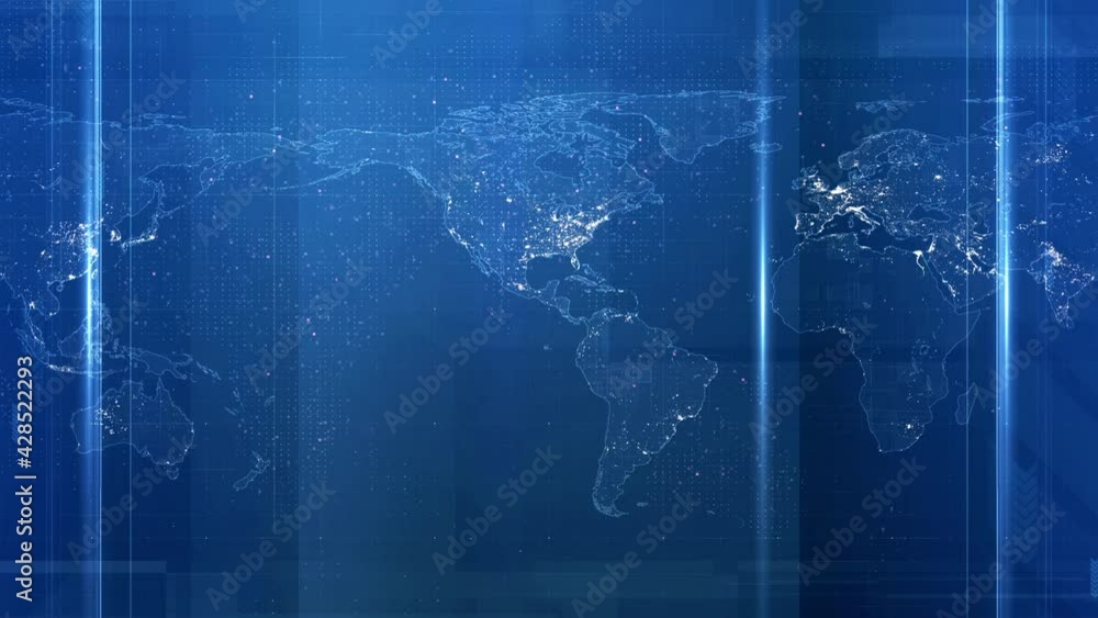 Broadcast Cuts Background.Communications World Map Broadcast Background ...