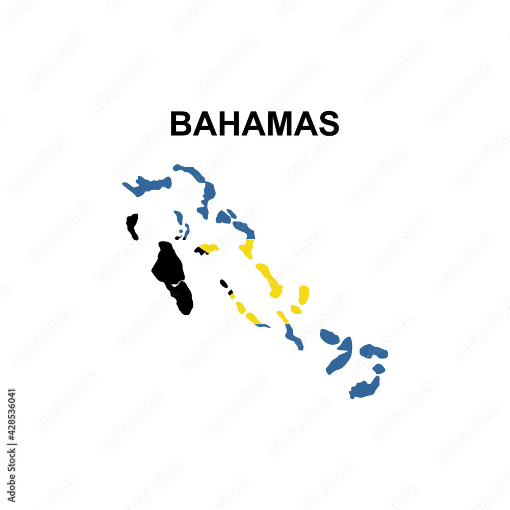 maps of Bahamas icon vector sign symbol Stock Vector | Adobe Stock