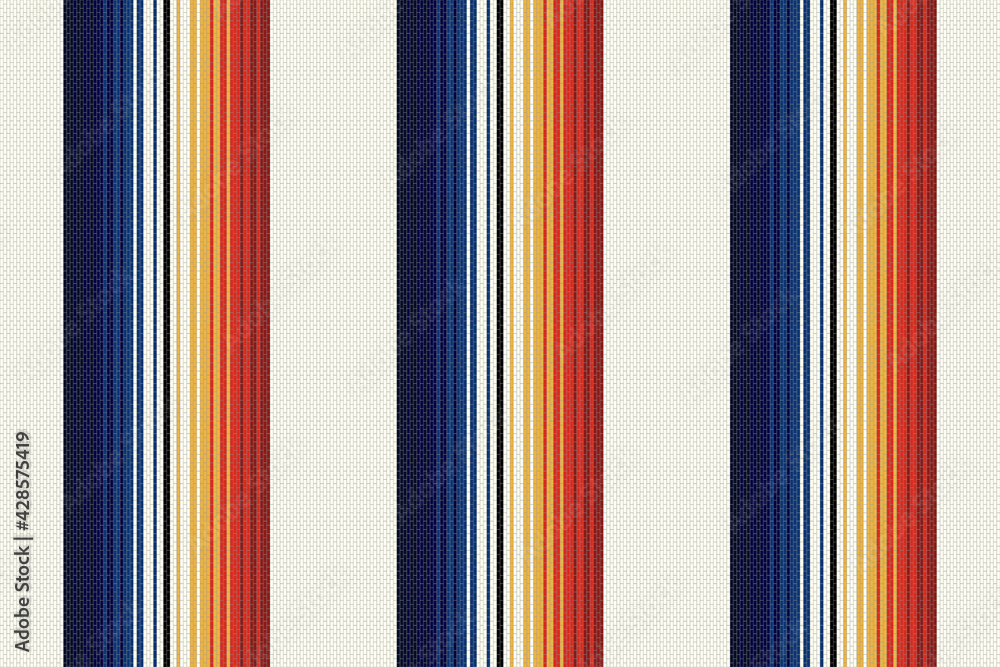 Mexican stripe seamless pattern. Ethnic textile background. Serape ...