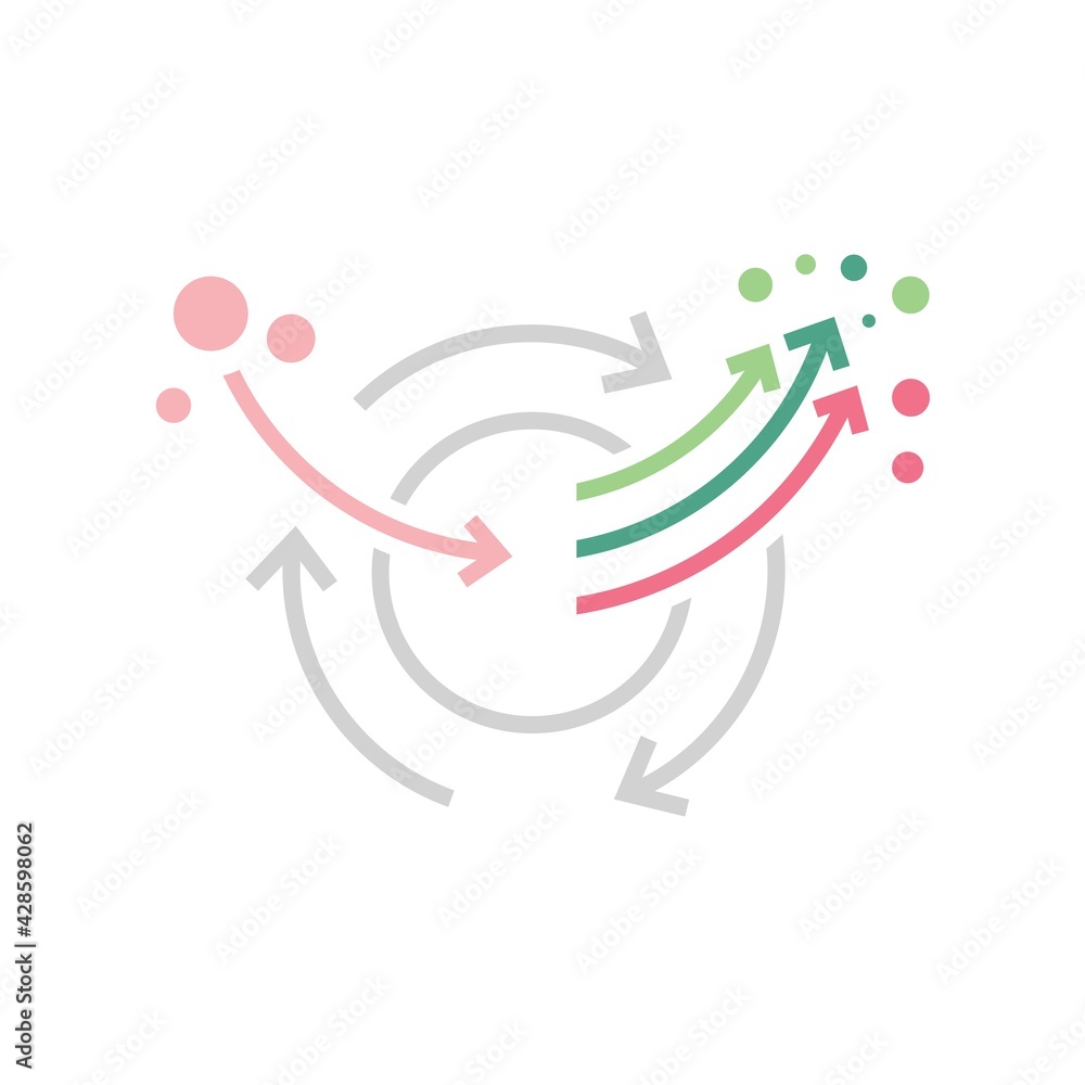 Metabolism icon. Linear medical pictogram. Chemical process sign Stock ...