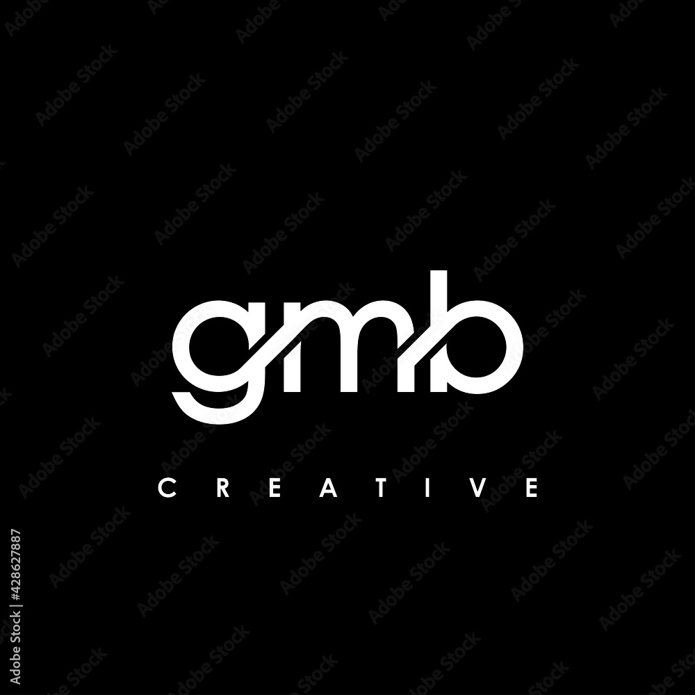 GMB Letter Initial Logo Design Template Vector Illustration Stock ...
