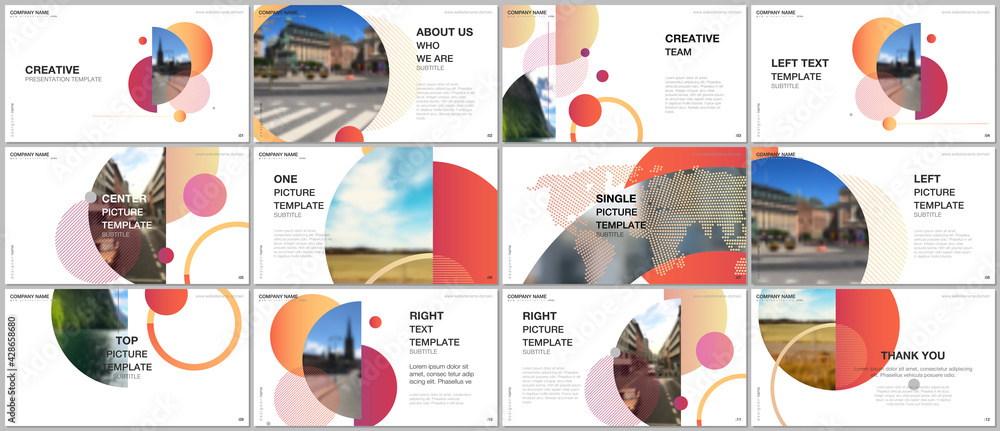Poster Presentation design vector templates, multipurpose template for ...