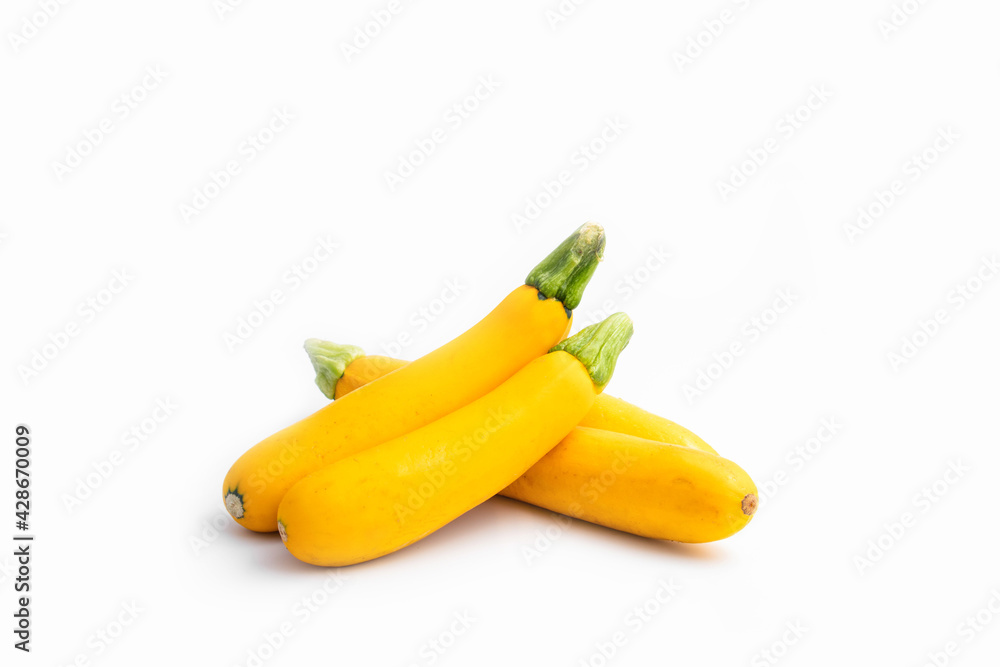 Summer Squash Zucchini Is Yellow Colored Gourd Also Known As Courgette ...