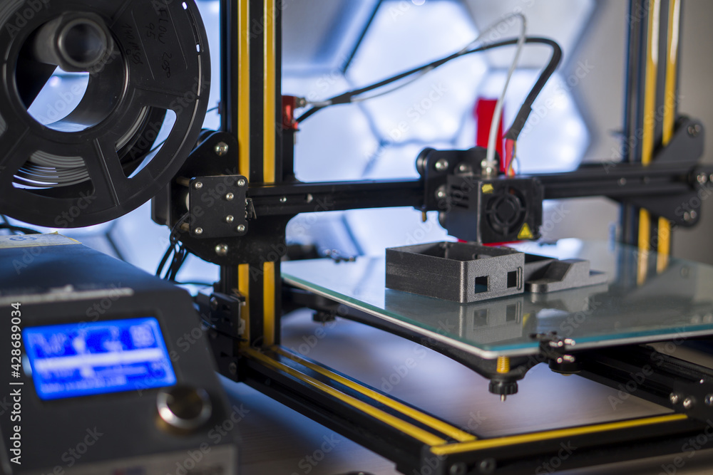 3d printing of box for arduino Stock Photo | Adobe Stock