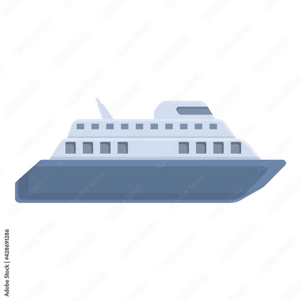 Ferry carrier icon. Cartoon of Ferry carrier vector icon for web design ...