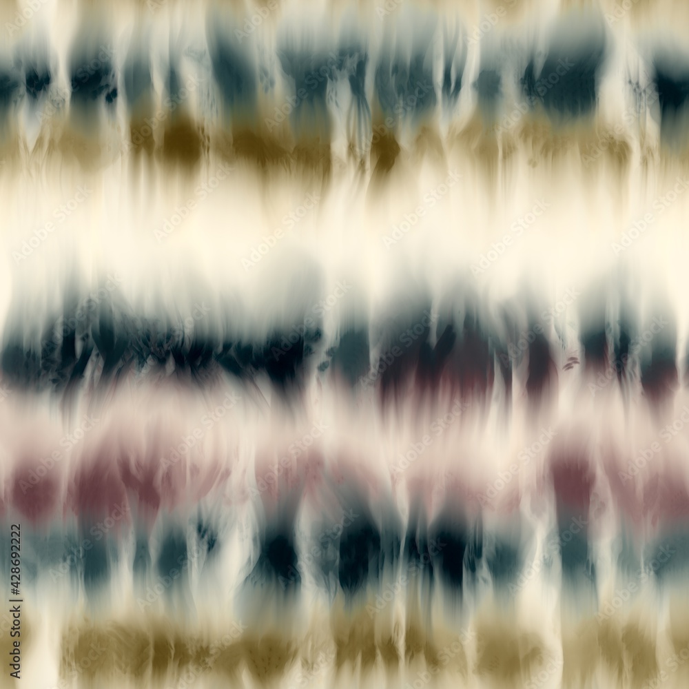 Seamless tie dye stripe pattern for fashion print. High quality ...