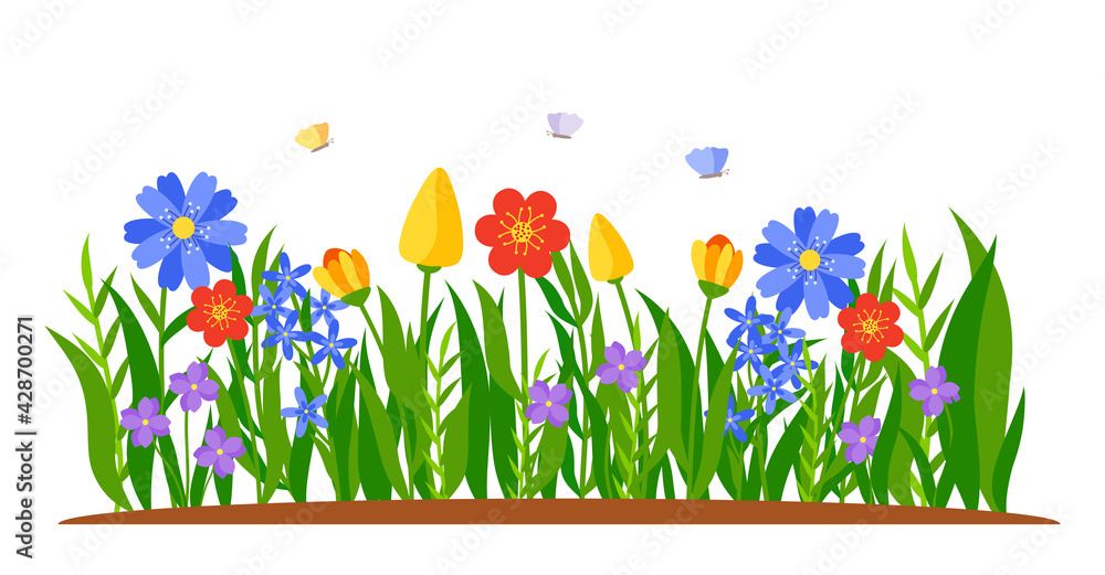 Flower Growing Clipart