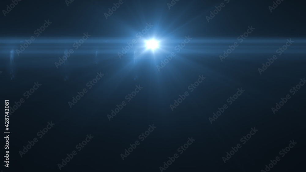 A fast transition animation with a star staying at a certain point and ...