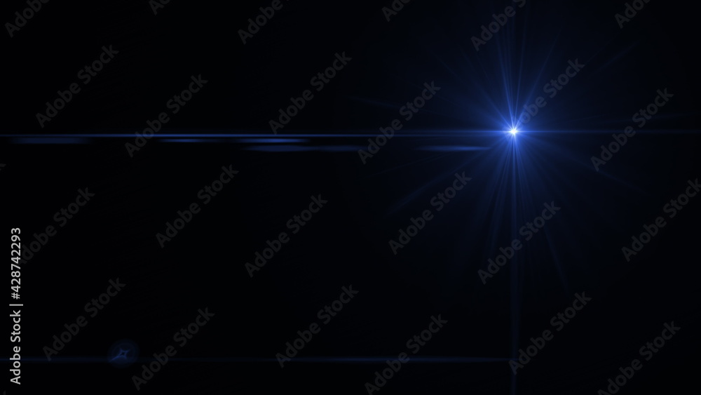 Optical lens flare effect, 4K resolution, Very high quality and ...
