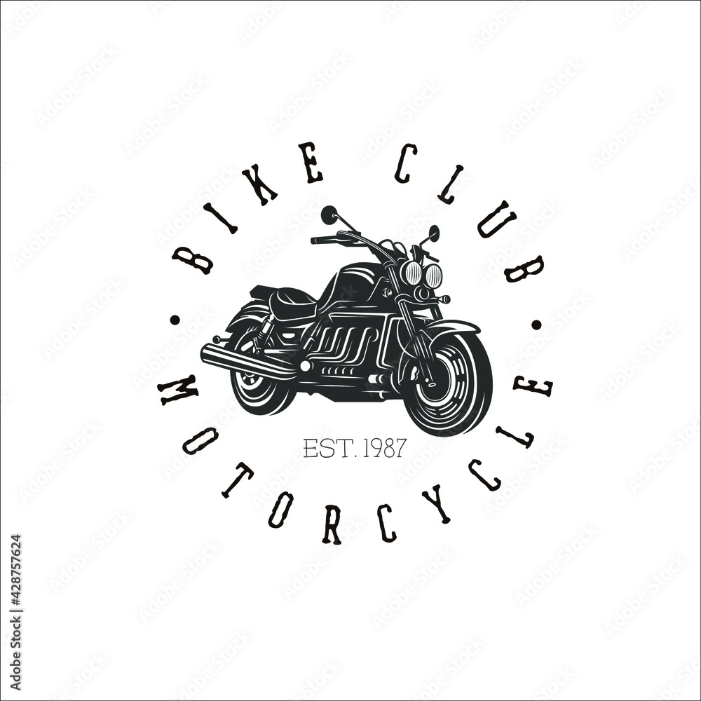 Retro Motorcycle Logo