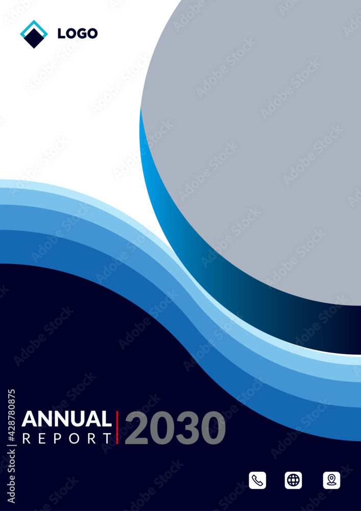 Annual Report design Layout Multipurpose use for any Project, annual ...