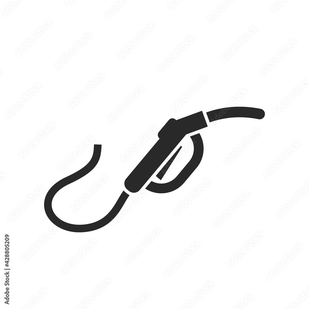 refueling gun icon. auto gas station sign. fuel industry, gasoline and ...
