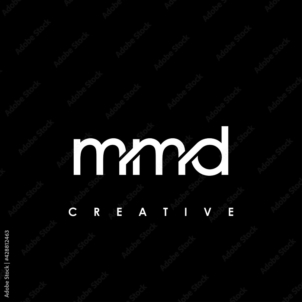 Vetor de MMD Letter Initial Logo Design Template Vector Illustration do ...